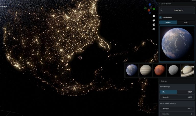 【アドオン紹介】Custom Planet – 高品質で軽量な惑星を生成！ | CGbox