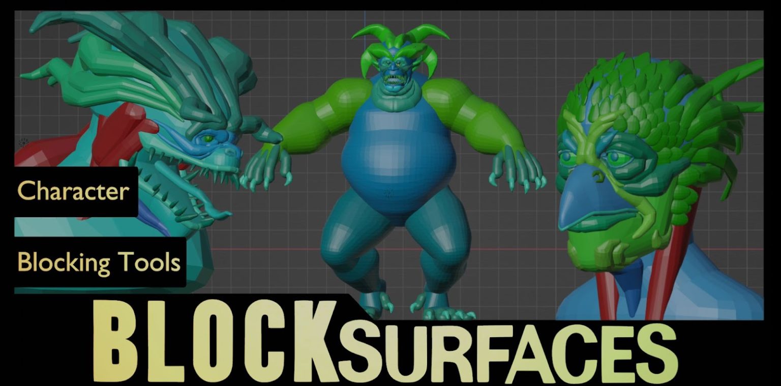 【メンバーシップ投稿】BlockSurfaces – キャラクターのベース作成 | CGbox