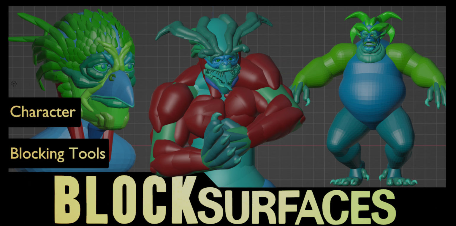 【メンバーシップ投稿】BlockSurfaces – キャラクターアーティスト向けアドオン | CGbox