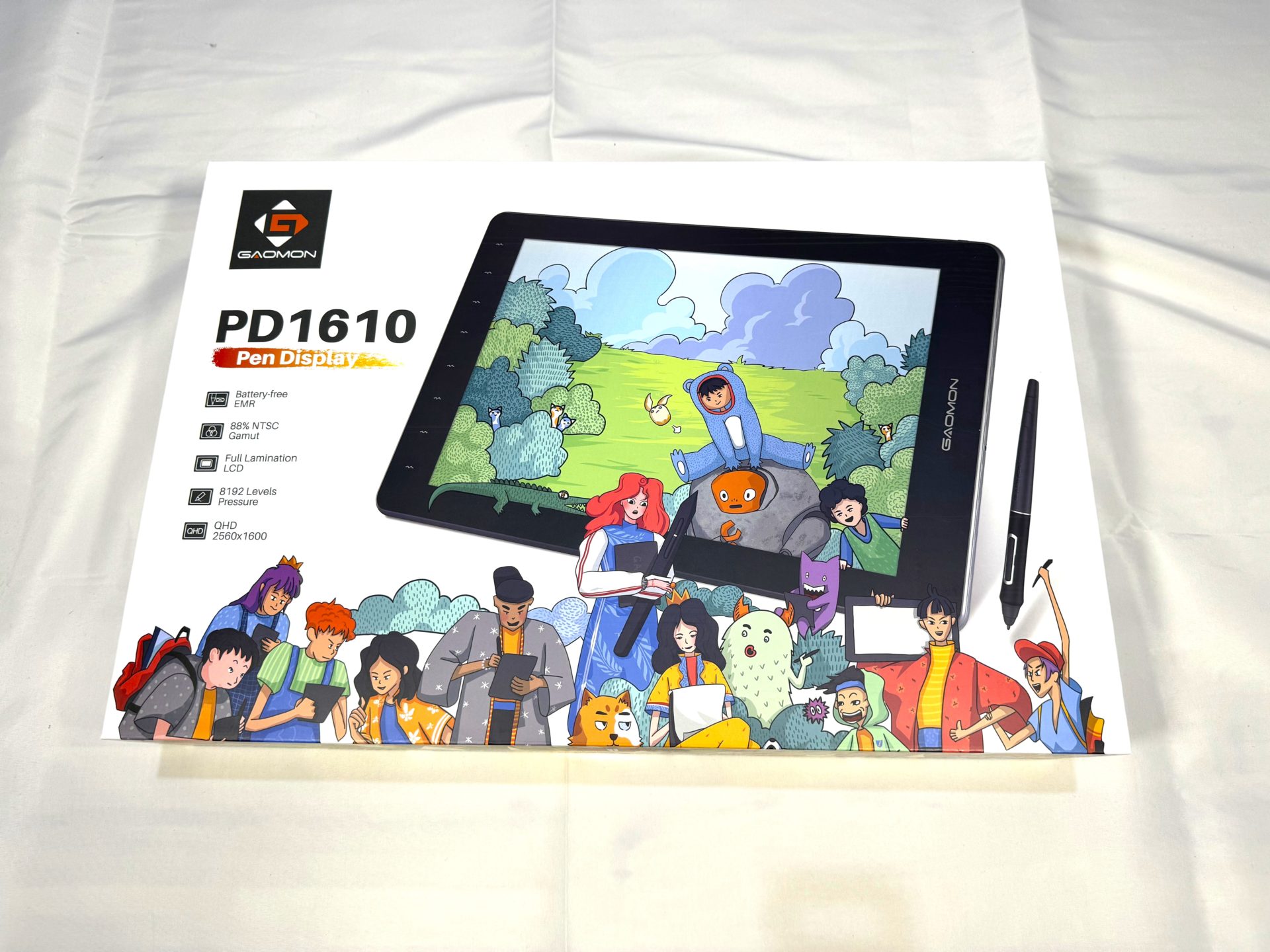 【ガジェット紹介】GAOMON PD1610 – スタイリッシュなコンパクト液タブ！ | CGbox