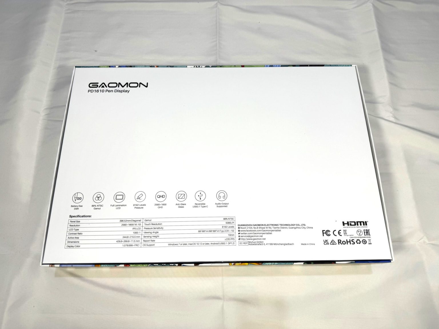 【ガジェット紹介】GAOMON PD1610 – スタイリッシュなコンパクト液タブ！ | CGbox