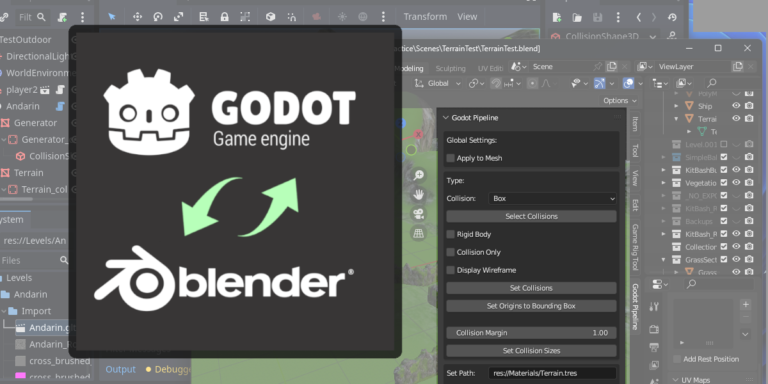 【アドオン紹介】Blender To Godot 4 Pipeline Addon – Gobot 4とリンク！ | CGbox