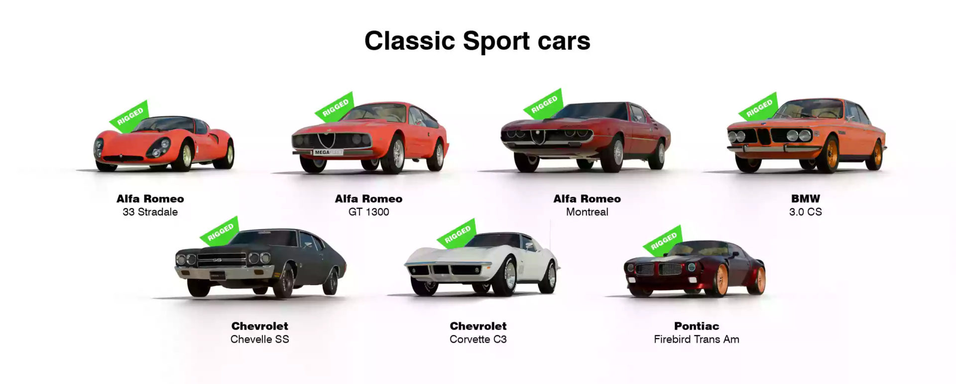 【アドオン紹介】The Mega Fleet – 高品質なリギング済の車が使い放題！ | CGbox