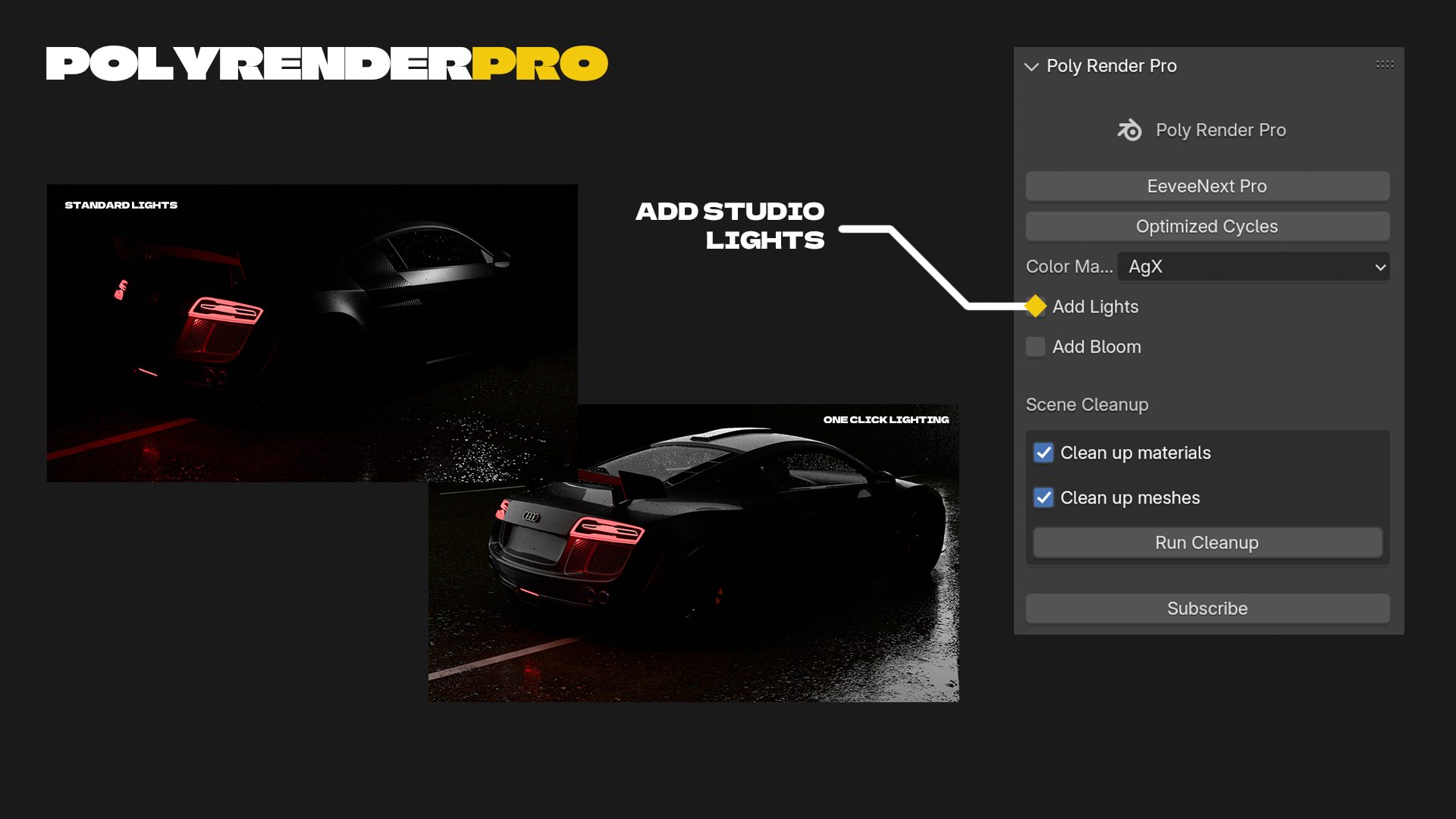 【アドオン紹介】Poly Render Pro – くっきりしたスタジオライティングを再現！ | CGbox