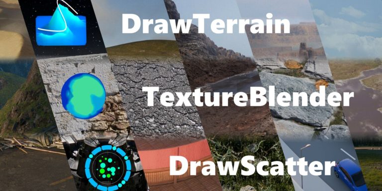 【アドオン紹介】Drawterrain / Drawscatter / Textureblender Bundle – 自然環境を構築できるお得なバンドル！ | CGbox