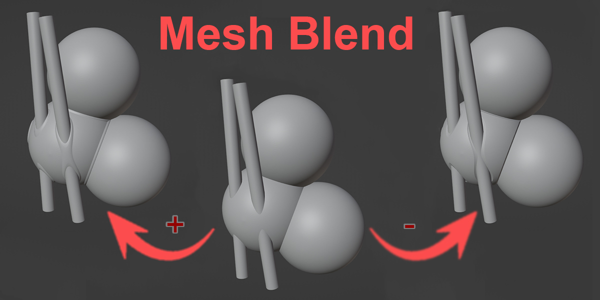 【アドオン紹介】Mesh Blend – オブジェクト同士の接着面を作成！ | CGbox